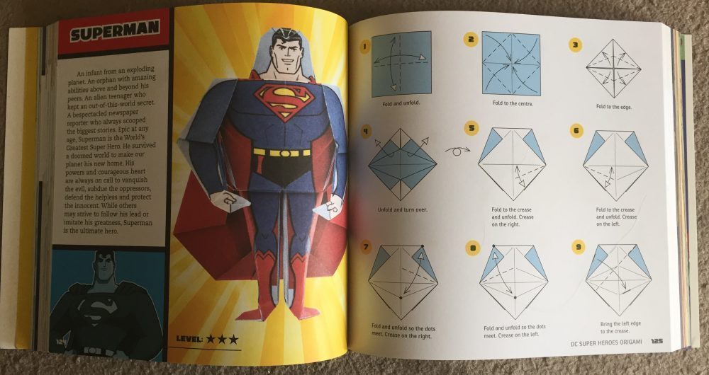 Create your own DC Super Heroes out of Origami!