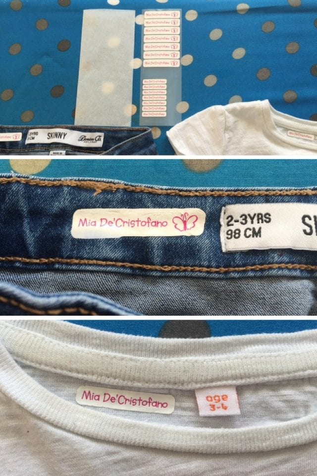 School Uniform Tagging With 'My Name Label'