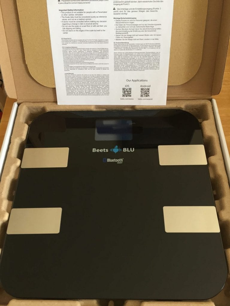 Watching my Weight with the Beets Blu Bluetooth Smart Scales