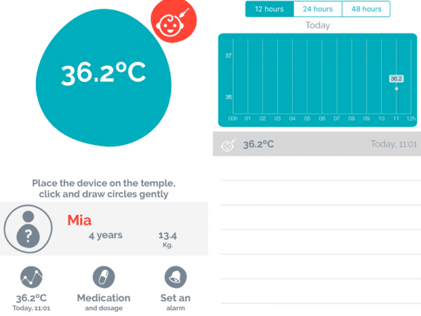 Monitoring Children’s Temperatures with the a Smart Thermometer