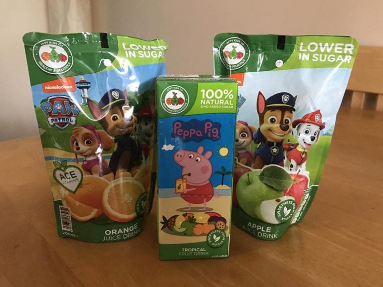 Quenching our Thirst with Paw Patrol & Peppa Pig Juice