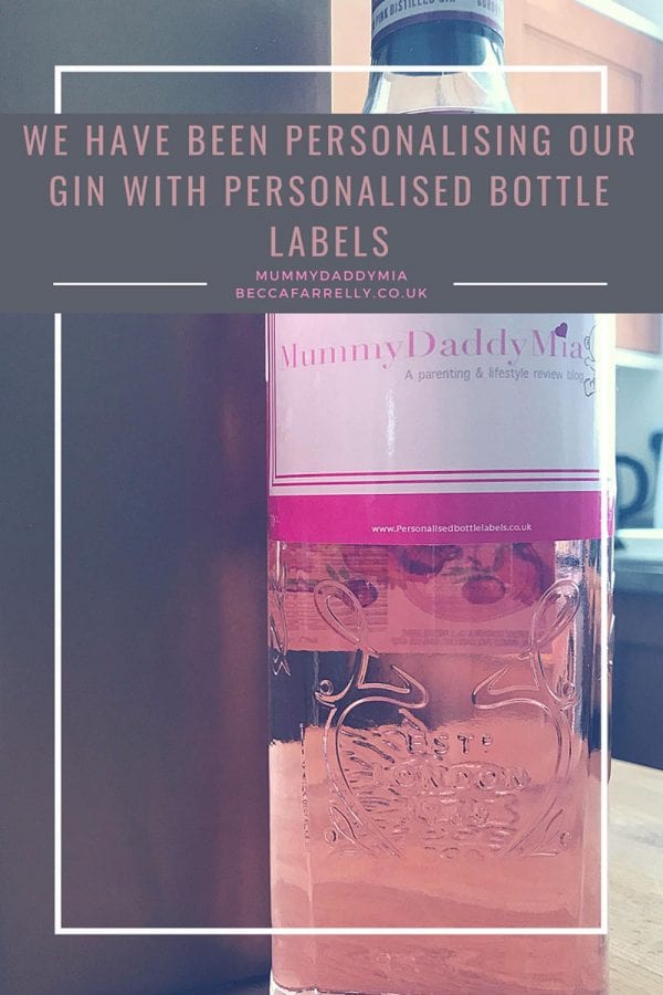 Personalised Gin with Personalised Bottle Labels