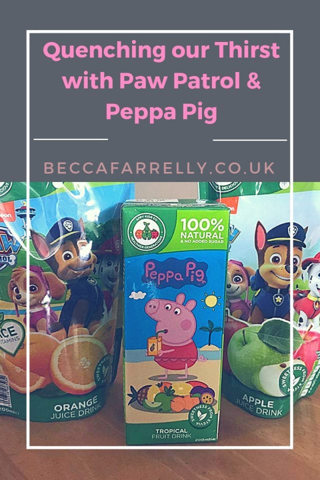 Quenching our Thirst with Paw Patrol & Peppa Pig Juice