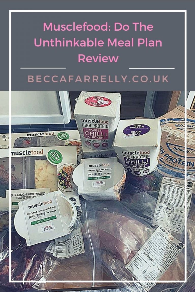 Musclefood: Do The Unthinkable Meal Plan Review