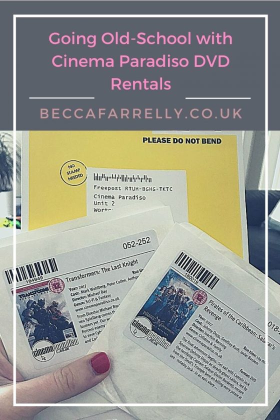 Going Old-School with Cinema Paradiso DVD Rentals